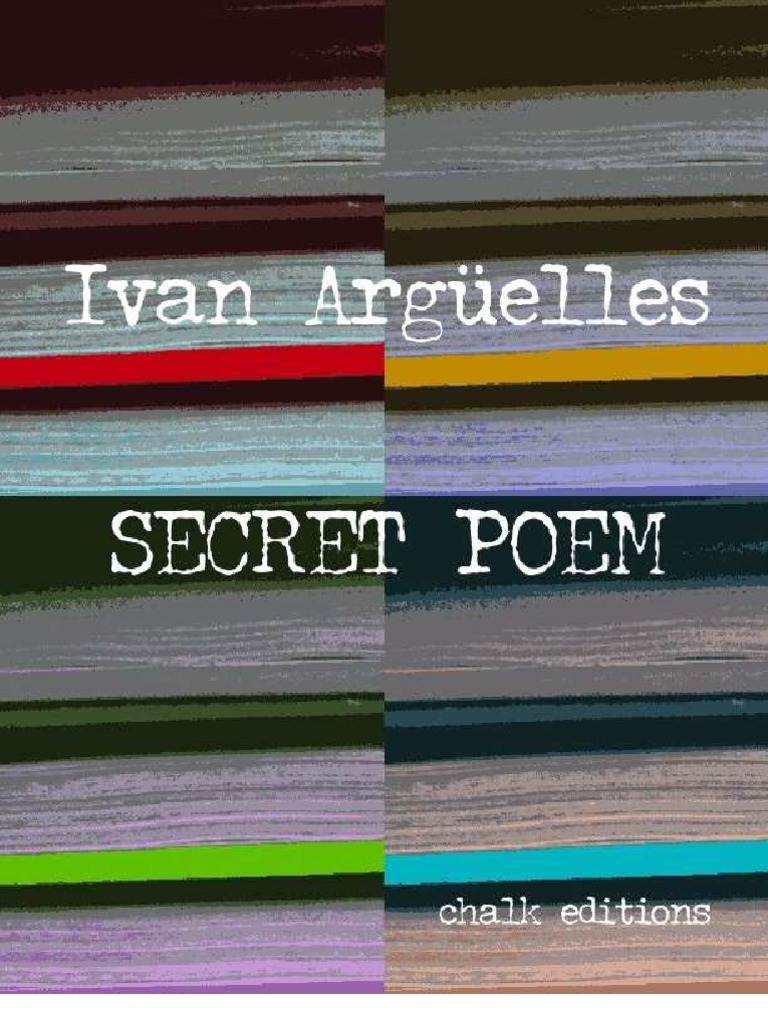 Ivan Arguelles - SECRET POEM | PDF