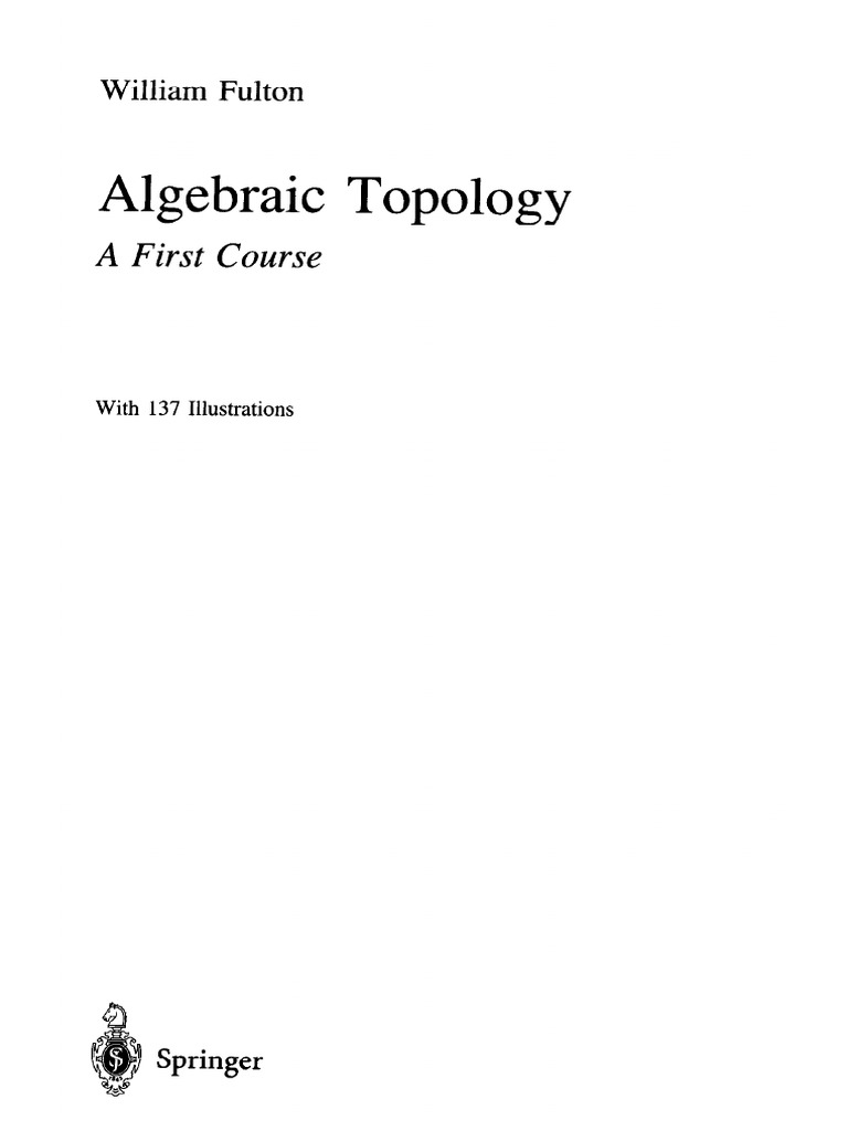 Fulton - Algebraic Topology - Djvu | PDF