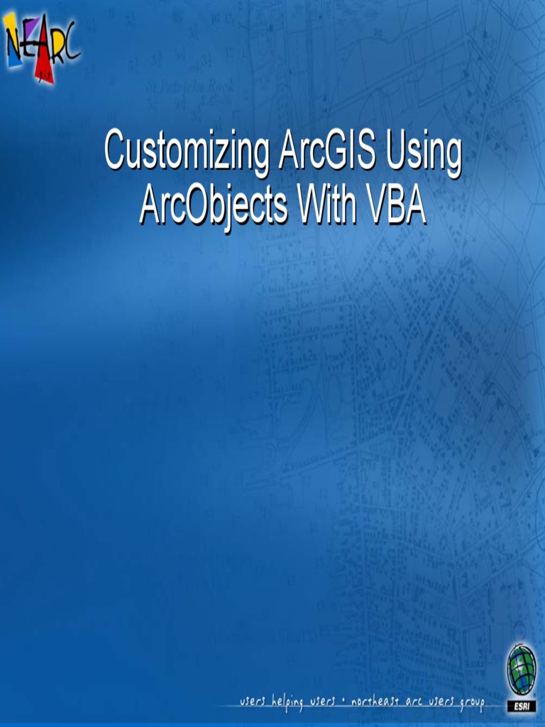 Arcgis Vba | Download Free PDF | Visual Basic For Applications | Macro (Computer Science)