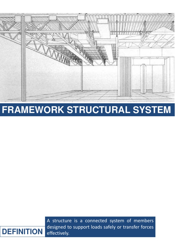 Framework Structural System | PDF | Truss | Beam (Structure)