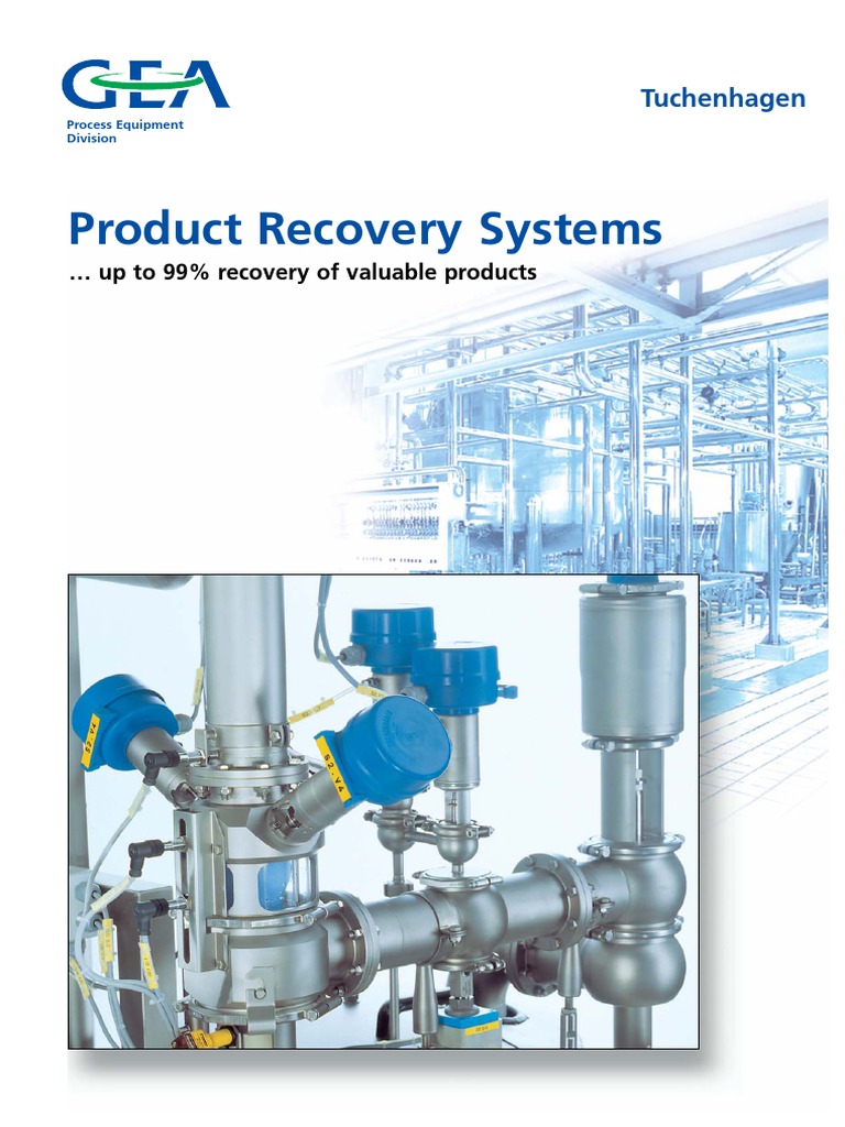 Product Recovery Systems | Pipe (Fluid Conveyance) | Chemical Engineering