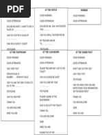 Classroom Language - Teacher PDF | PDF