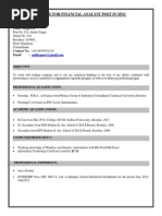 IIM A Resume Format For Freshers | PDF | Mechanical Engineering | Schools