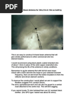 Moxon-Yagi Beam Antenna For 20m, 15m | PDF | Computers | Technology & Engineering