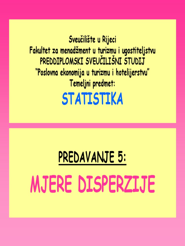 Predavanje 5 | PDF