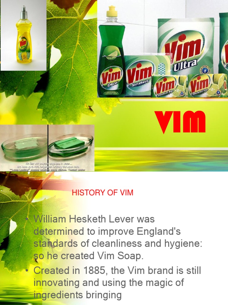 Vim | PDF | Brand | Soap