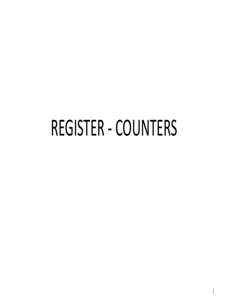 Chapter 8 Counters | PDF | Telecommunications Engineering | Digital Electronics
