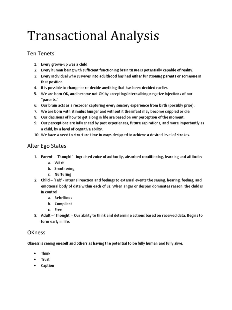 Transactional Analysis | Feeling | Applied Psychology