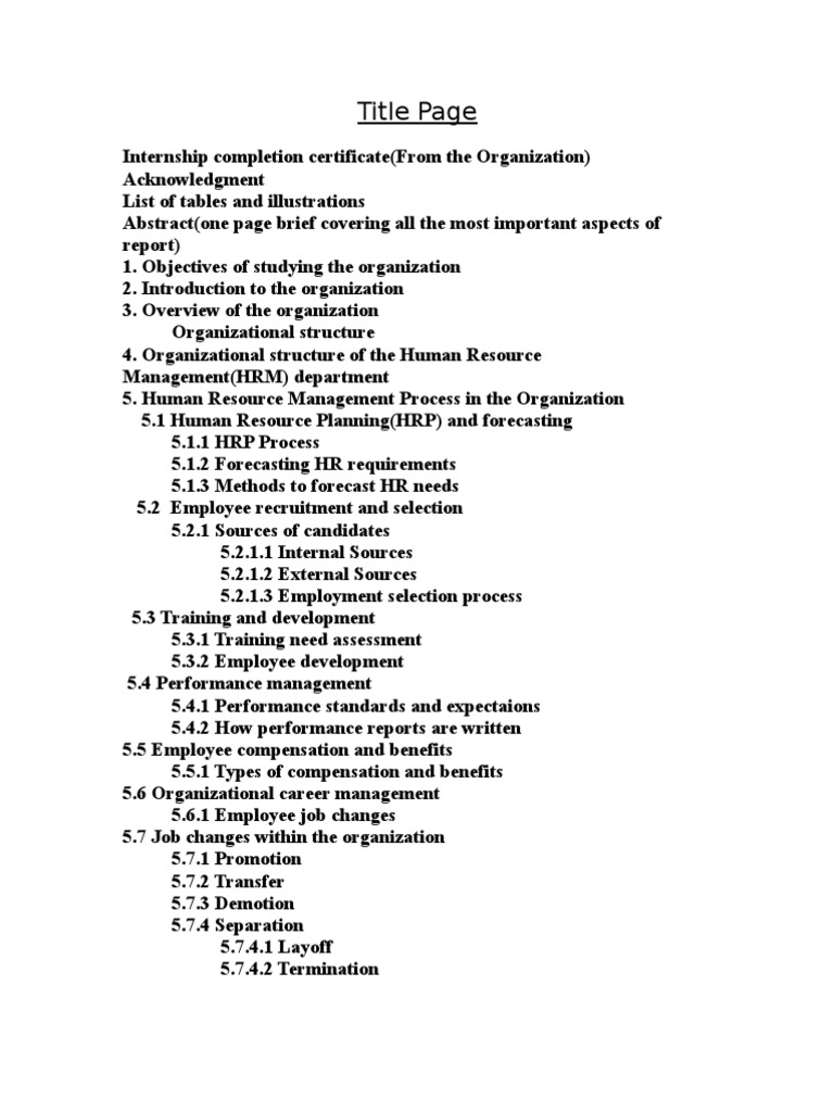 Internship report-AIOU-Title Page | PDF