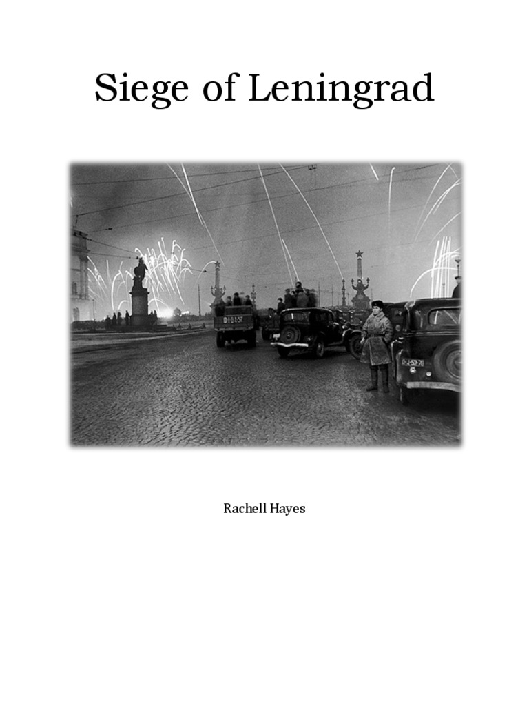 Siege of Leningrad | Download Free PDF | Nazi Germany | Joseph Stalin