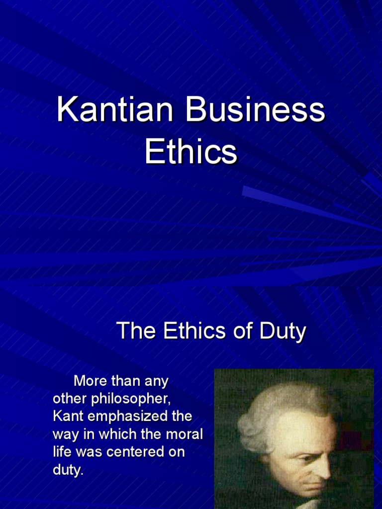 Kantian Ethics | Justice | Crime & Justice