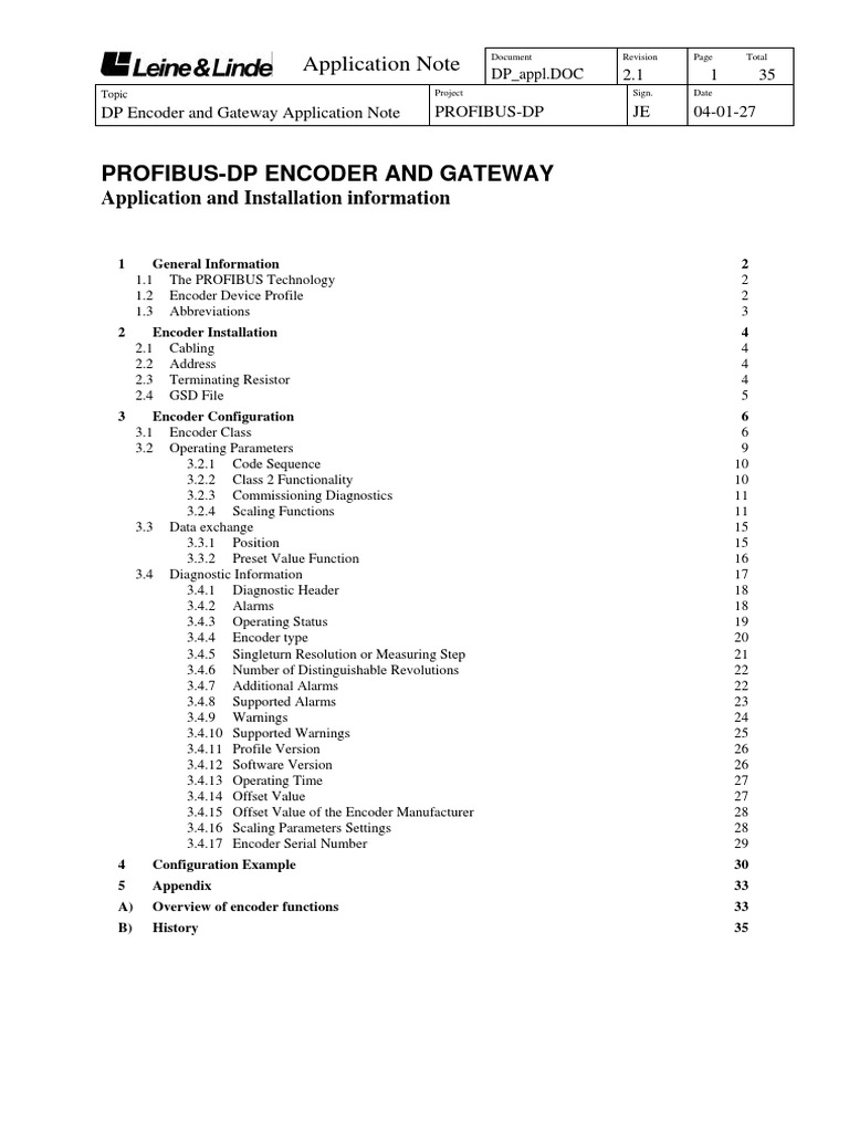 674 675 684 685 Profibus Application Note PDF | PDF | Bit | Byte