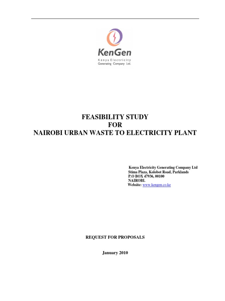 Feasibility Study | PDF | Greenhouse Gas | Waste