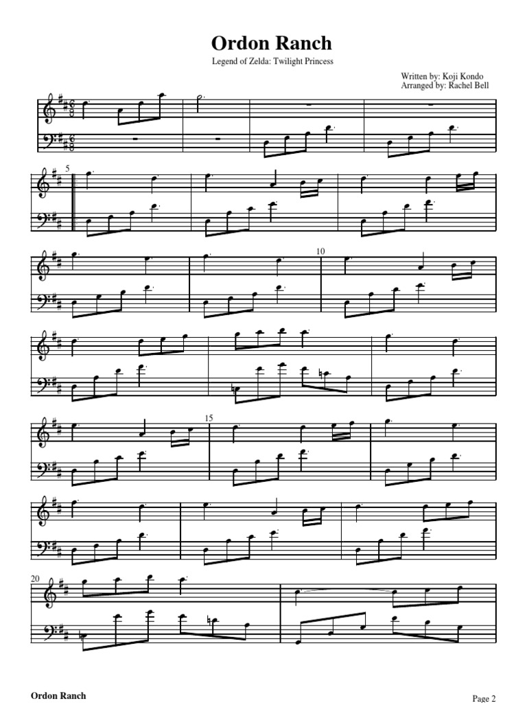 Zelda Twilight Princess Ordon Ranch | PDF | Nintendo Hardware | Video ...