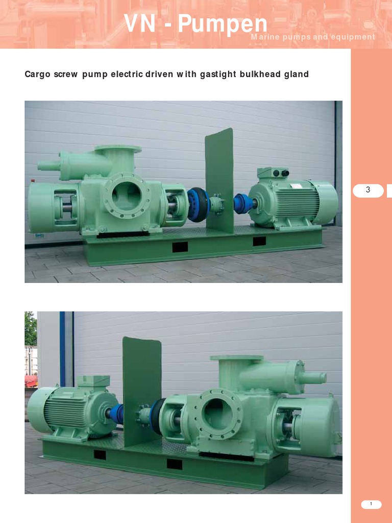 Marine Pump Systems and Equipment | PDF | Fuel Oil | Pump