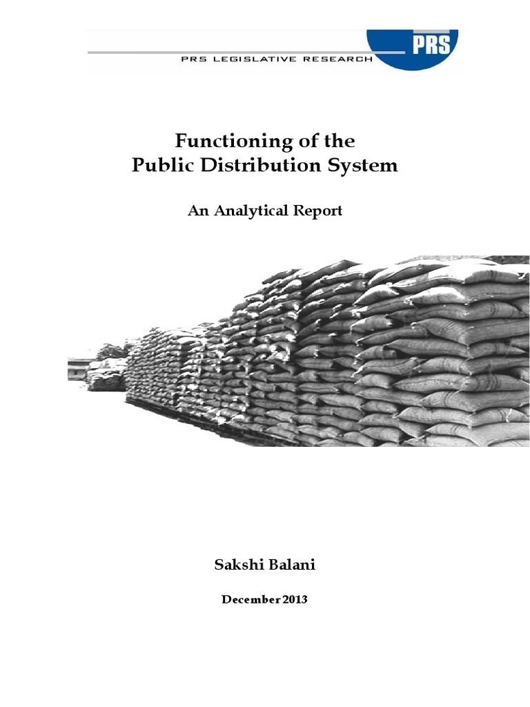 Targeted Public Distribution System | Download Free PDF | Food And ...
