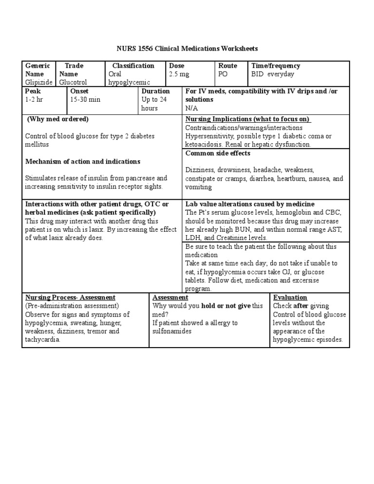 Drug Glucotrol | PDF | Hypoglycemia | Diabetes