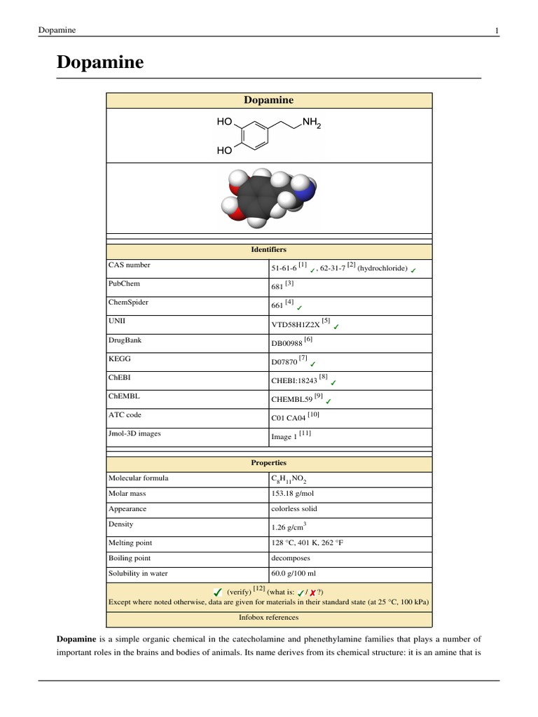 Dopamine | PDF | Dopamine | Reward System
