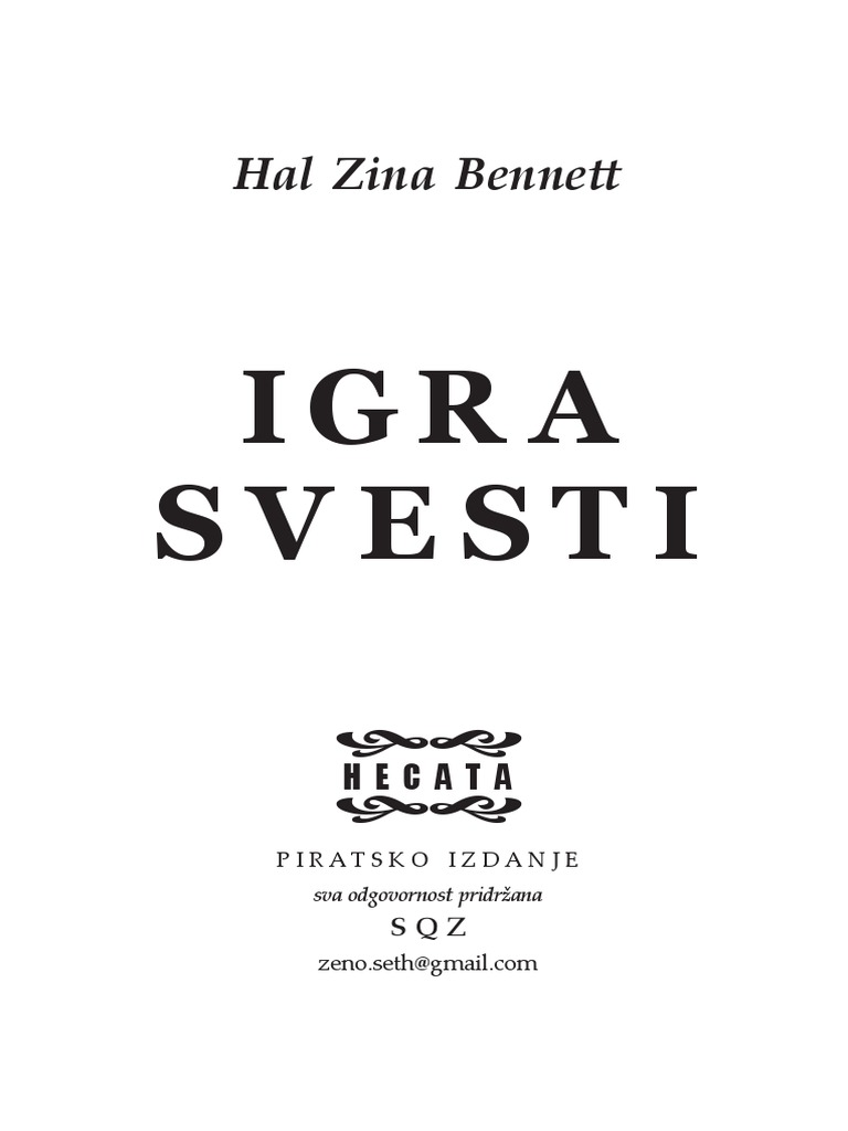 Hal Zina Bennett - Igra Svesti | PDF