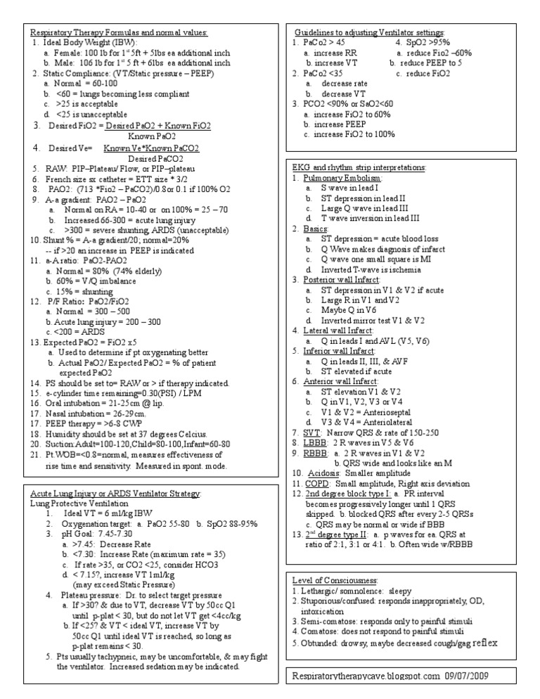 Cheatsheet 2 | Visual Cortex | Physiology