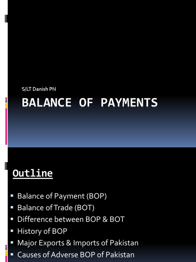 Pakistan's Balance of Payments Analysis | PDF | Current Account ...