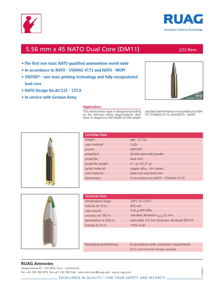 5.56mmx45 NATO DualCore DM11 | PDF