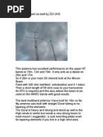 Moxon-Yagi Beam Antenna For 20m, 15m | PDF | Computers | Technology & Engineering