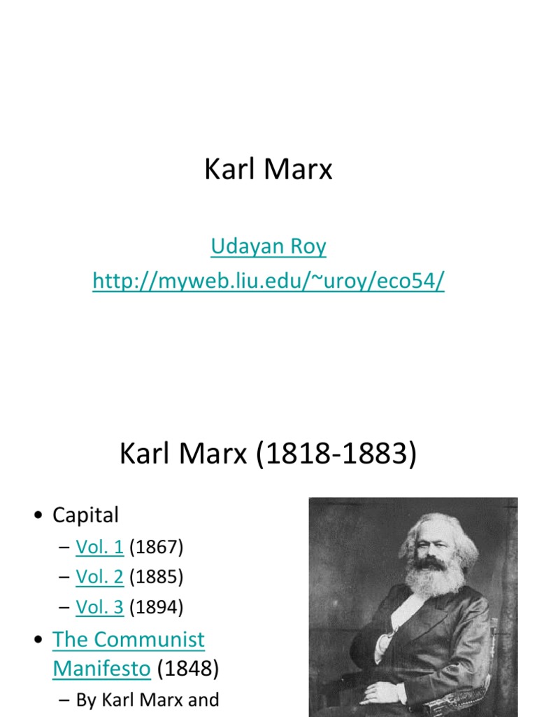 Karl_Marx | Exploitation Of Labour | Capitalism