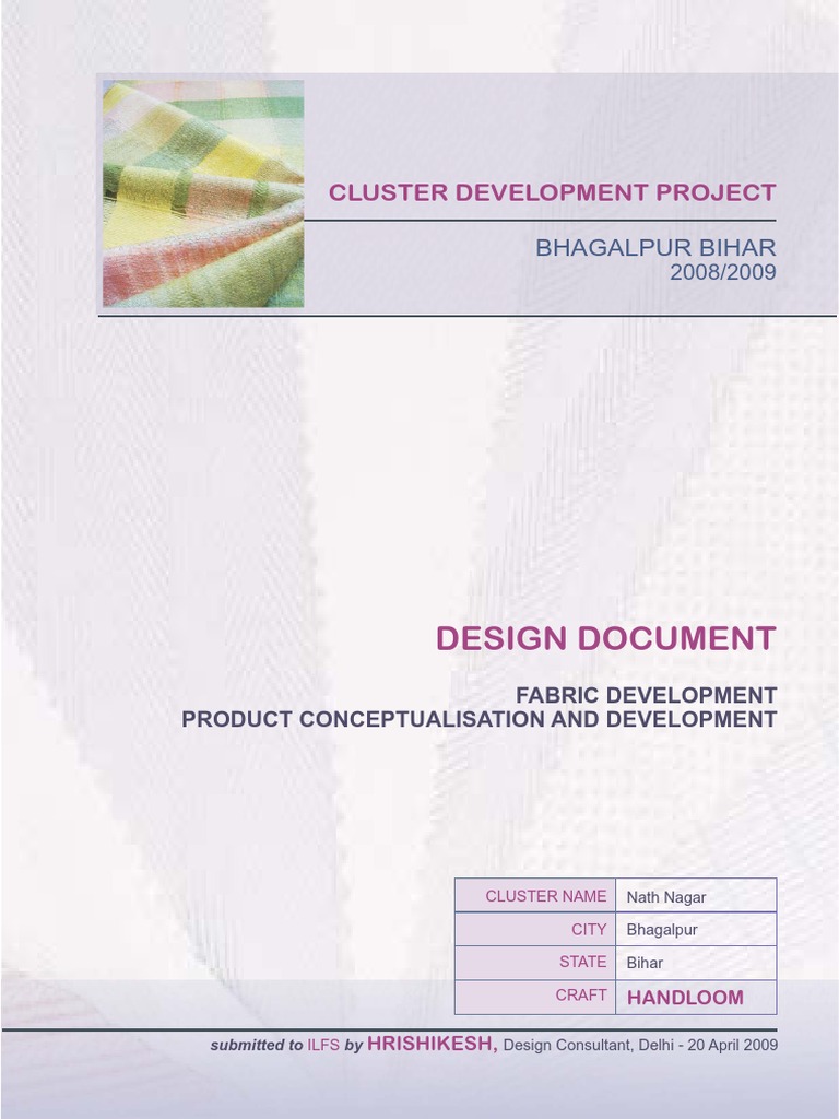 Cluster Development Project | PDF | Weaving | Loom