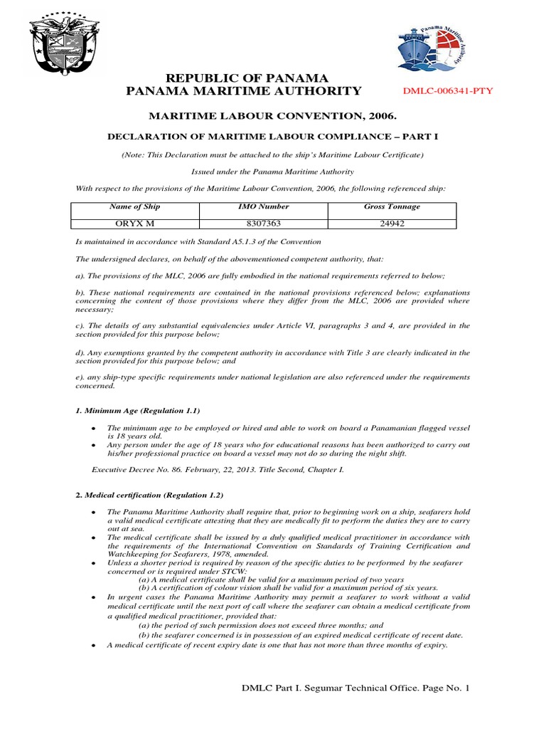 DMLC Part I | Download Free PDF | Sailor | Ships