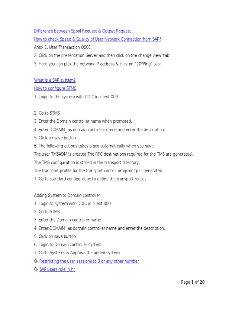 Difference Between Spool Request | PDF | Databases | Computing