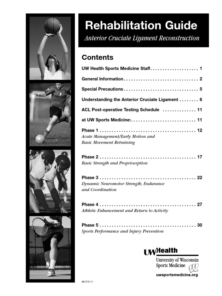 Acl Rehab Protocol | Knee | Joints