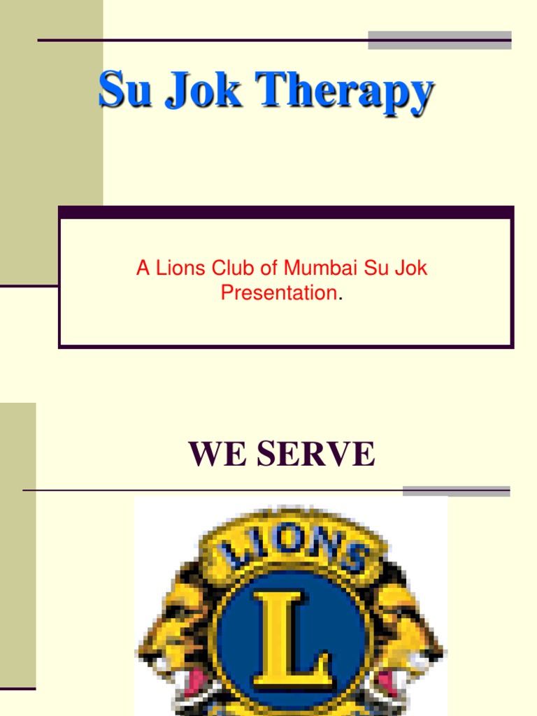 Su Jok Therapy: A Hands-On Approach to Healing | PDF | Acupressure ...