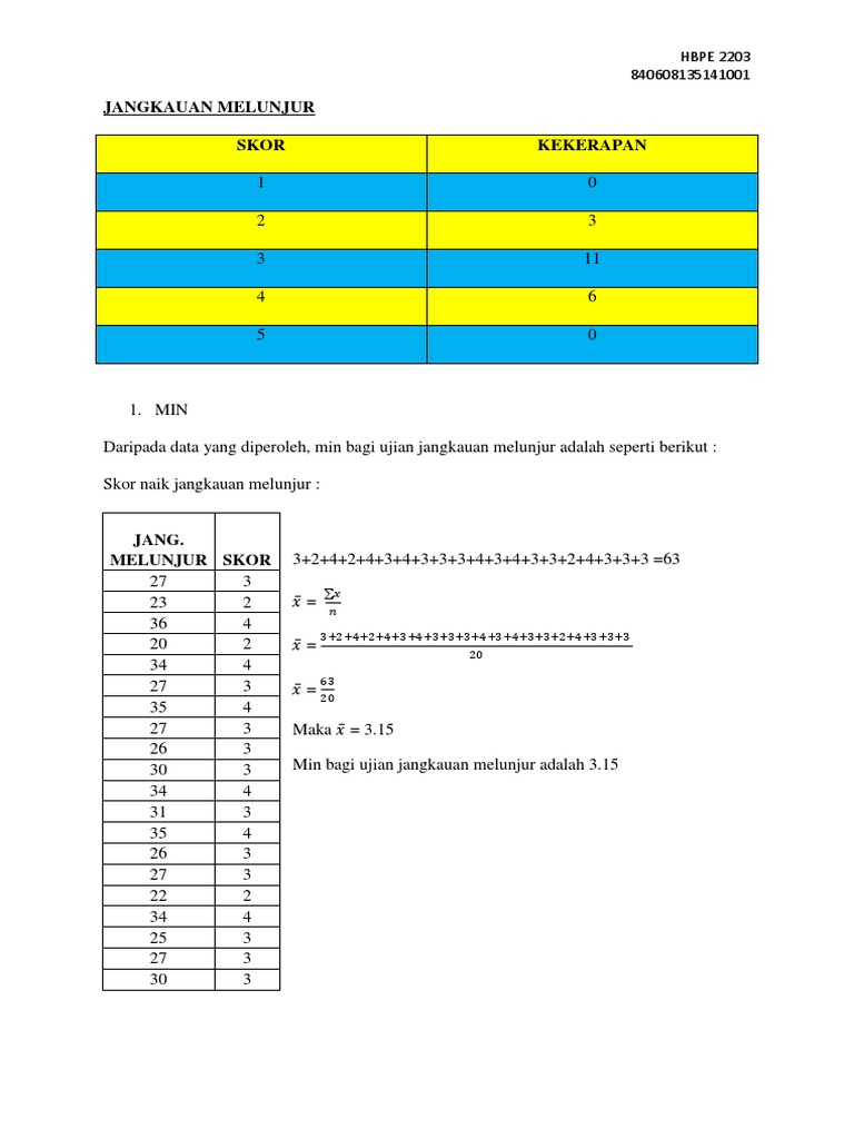 Jangkauan Melunjur | PDF