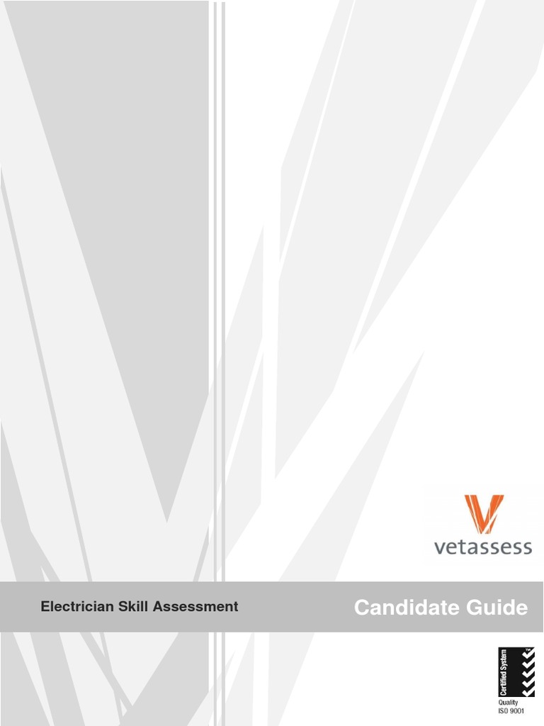 Electrician Practical Skills Assessment Candidate Guide | PDF ...