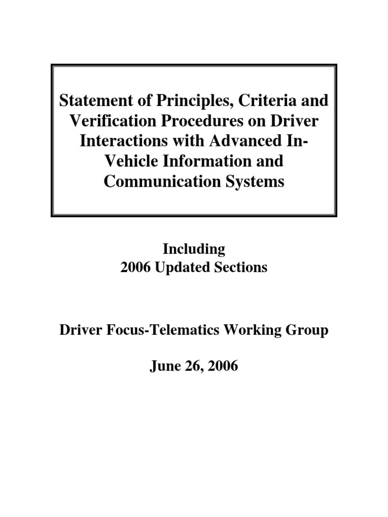 AAM Guidelines | PDF | Driving | Verification And Validation