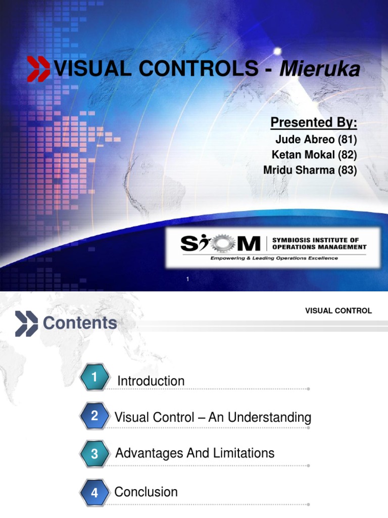 Visual Controls | Information | Cognitive Science