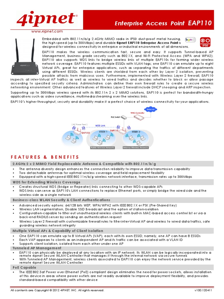 Enterprise Access Point: Features & Benefits | Download Free PDF ...