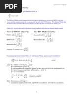 Streeter-Phelps Equation Overview | PDF | Classical Mechanics ...
