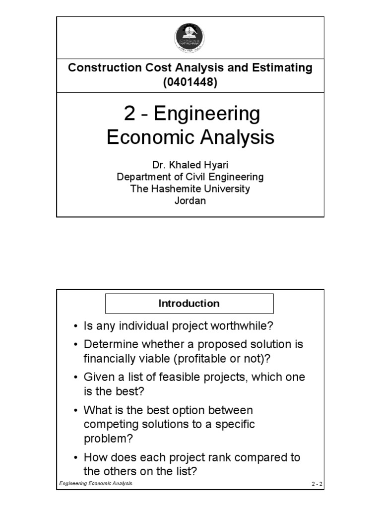 Engineering Economic Analysis Overview | PDF | Internal Rate Of Return ...