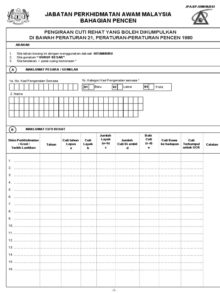 Jpa BP Umum b02 | PDF