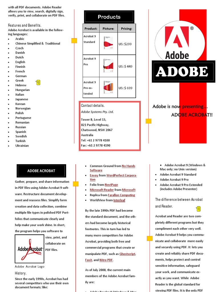 Adobe | PDF | Application Software | Computing