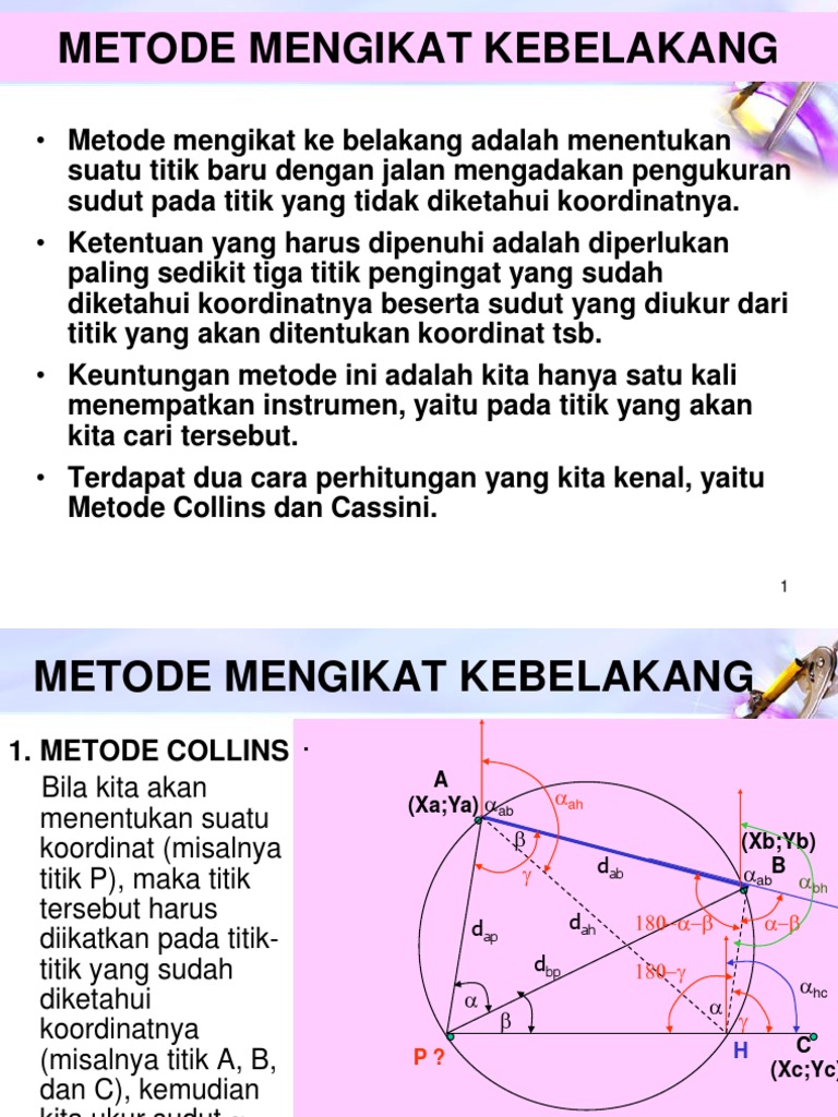 Pengukuran-Mendatar Collins Cassini | PDF