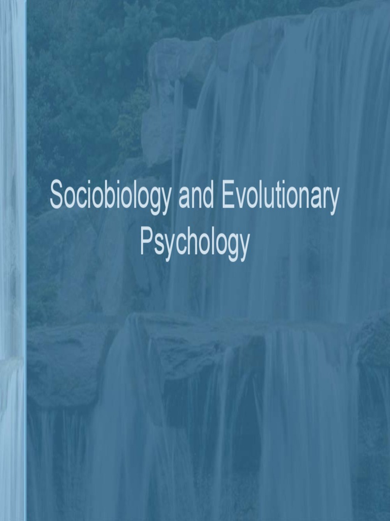 Sociobiology and Evolutionary Psychology | Sociobiology | Modularity