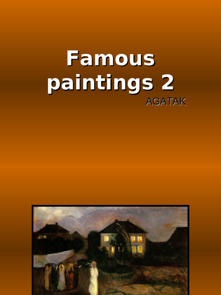 Famous Paintings 2 | PDF