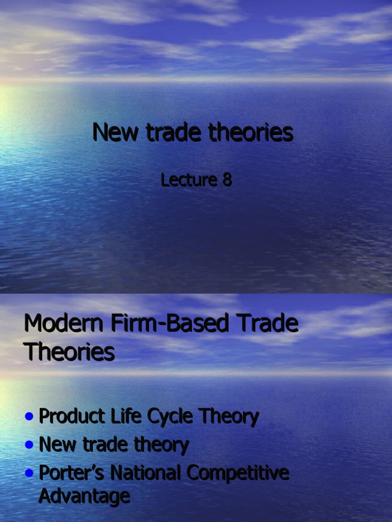 New Trade Theory | PDF