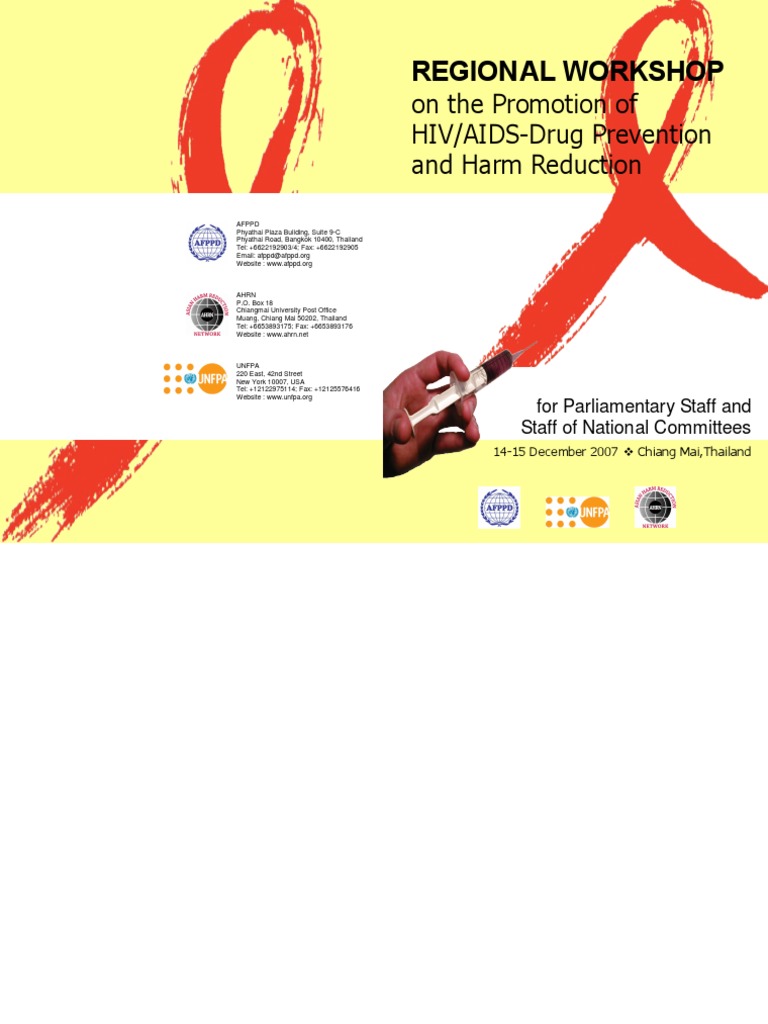 Regional Workshop On HIV-AIDS-Drug Prevention and Harm Reduction | PDF ...
