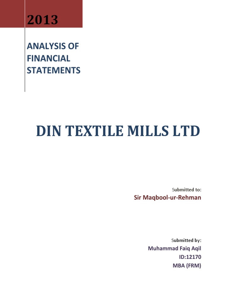 Din Textile Analysis | PDF | Cotton | Textiles