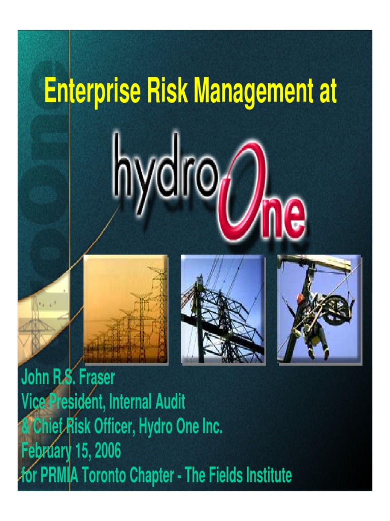 Hydro One | PDF | Risk Management | Business Process