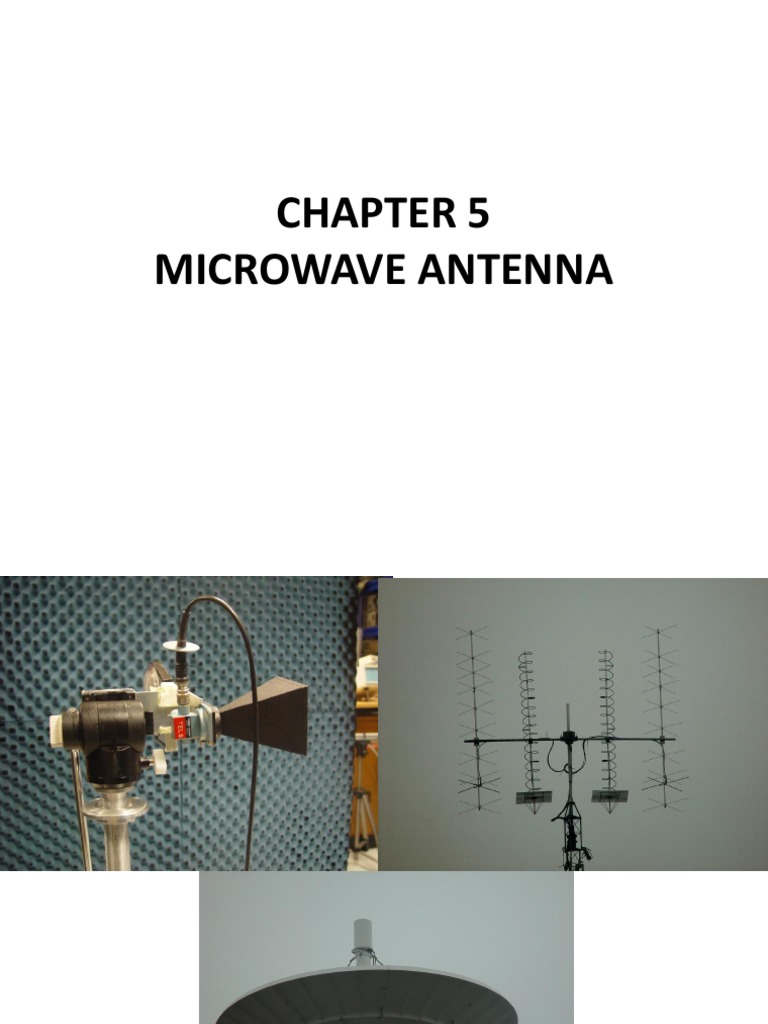 Chapter 5 Microwave Antenna | Antenna (Radio) | Radar